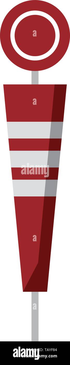 American football pitch marker isolated Stock Vector Image & Art - Alamy