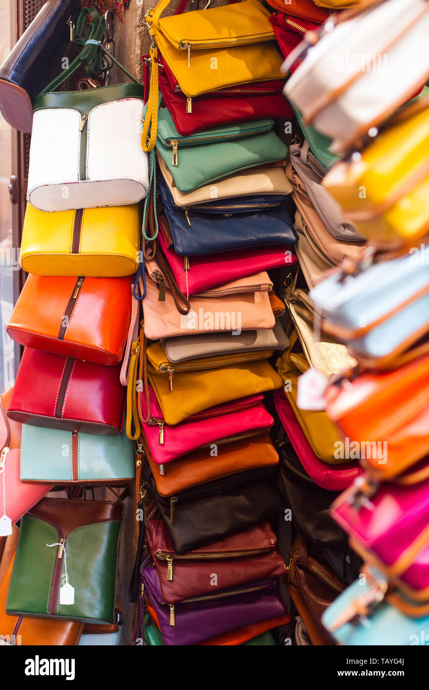 Colorful purses hi-res stock photography and images - Alamy
