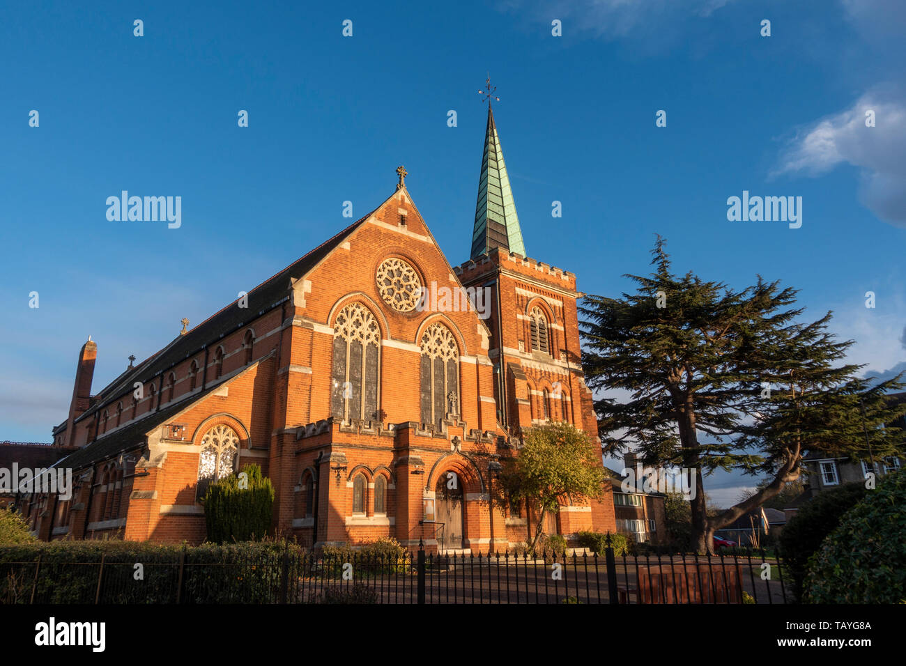 St Peters Church, part of the Parish of Staines on Laleham Road beside ...
