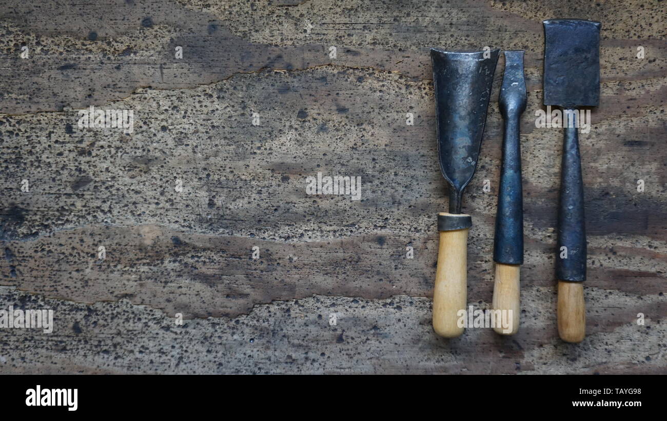 Medieval carpentry tools hi-res stock photography and images - Alamy