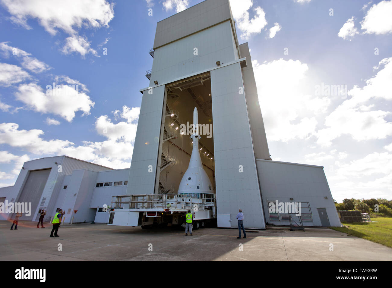 A test version of the NASA Orion crew module with the Launch Abort ...