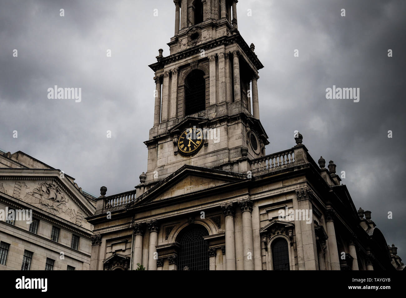 St Mary le Strand Stock Photo - Alamy