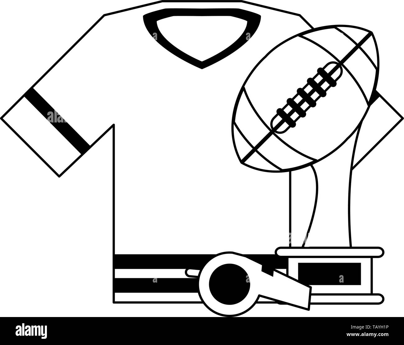 Decoration football match Black and White Stock Photos & Images - Alamy