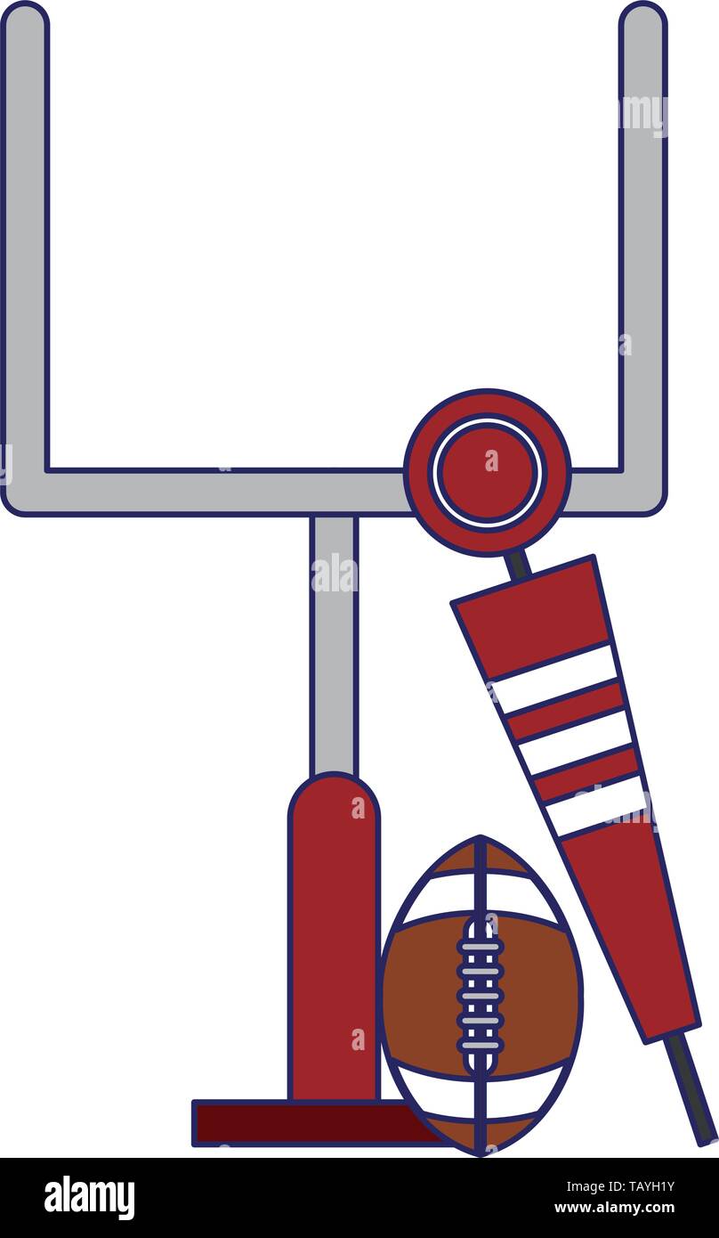 American football sport game blue lines Stock Vector Image & Art - Alamy