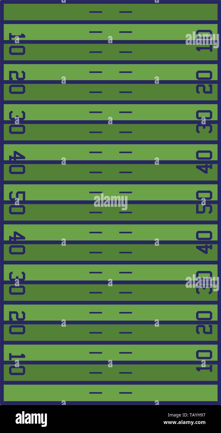 American football playfield blue lines Stock Vector Image & Art - Alamy