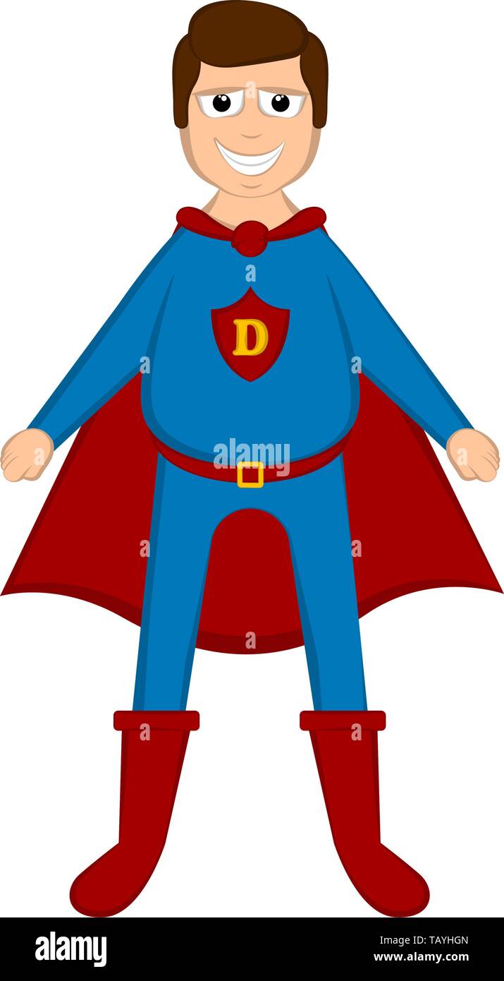 Happy family superhero costume Stock Vector Images - Alamy