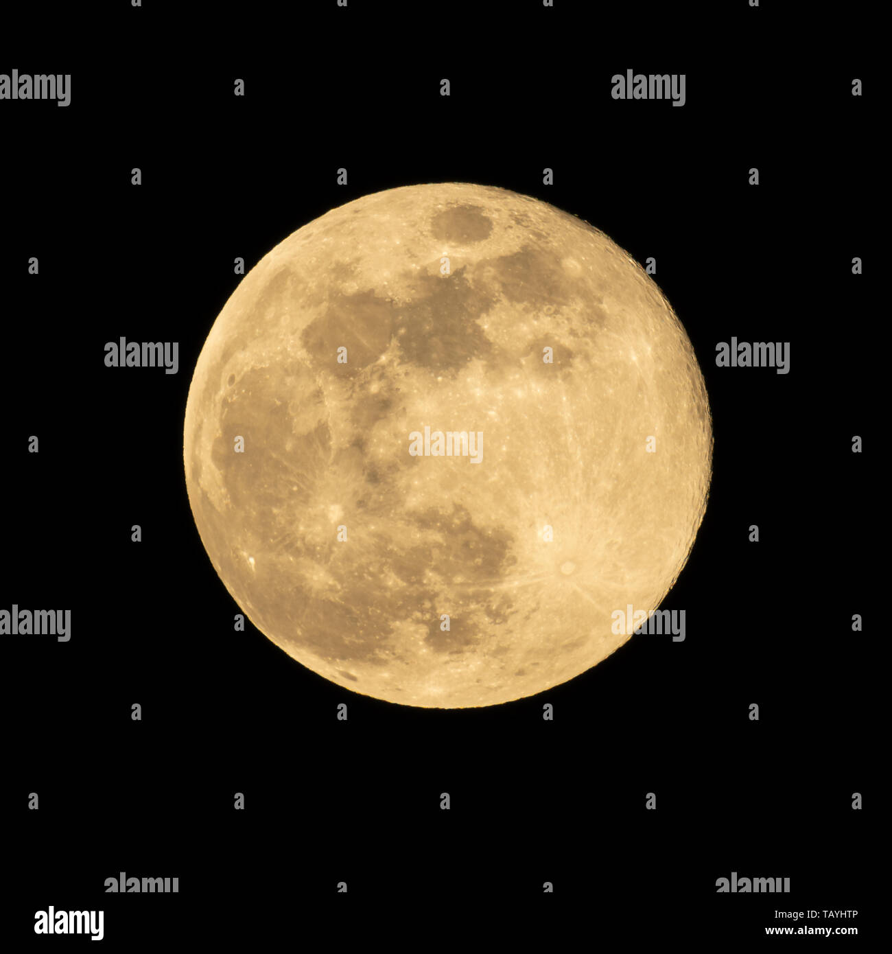 Closeup full moon details hi-res stock photography and images - Alamy