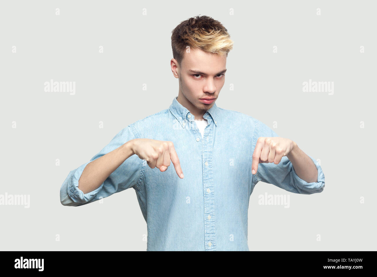 Man Standing Sideways Facing Right