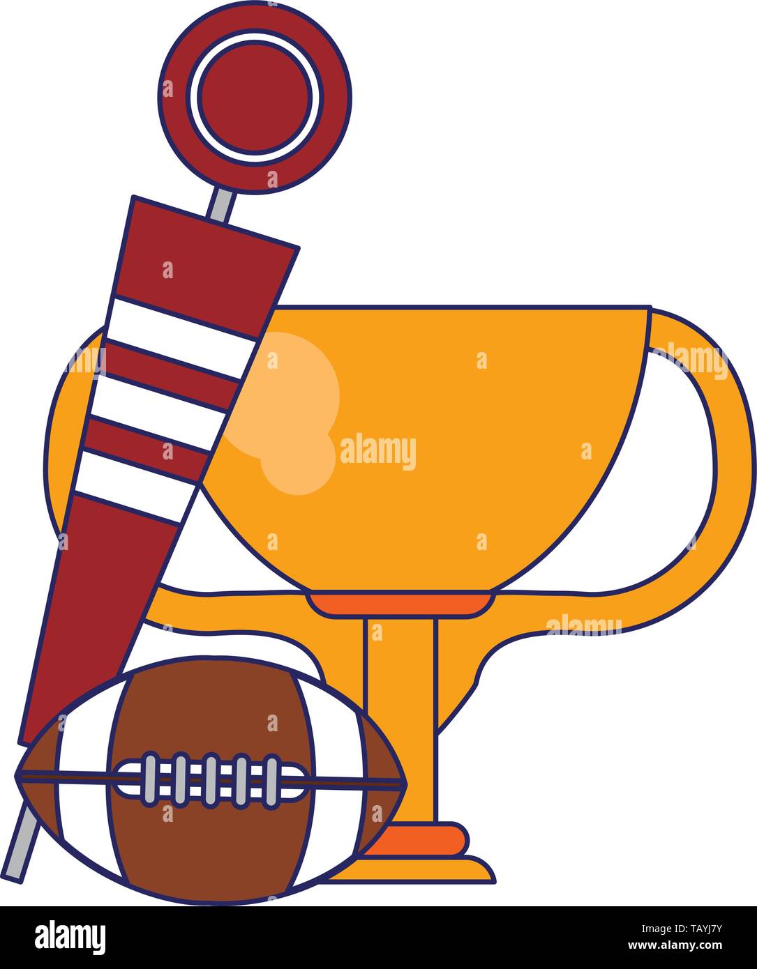 American football sport game blue lines Stock Vector Image & Art - Alamy