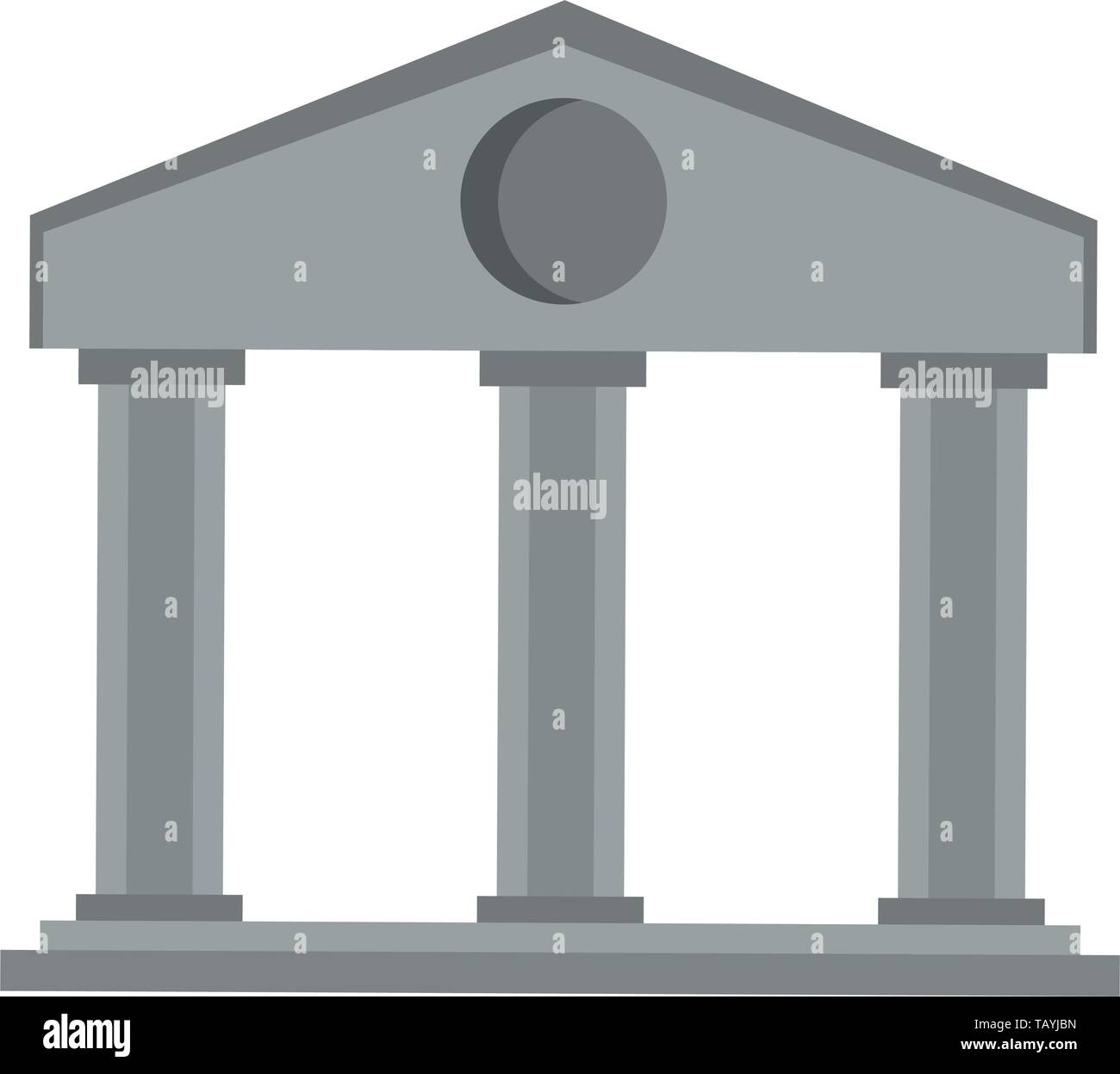 Bank building symbol isolated Stock Vector Image & Art - Alamy