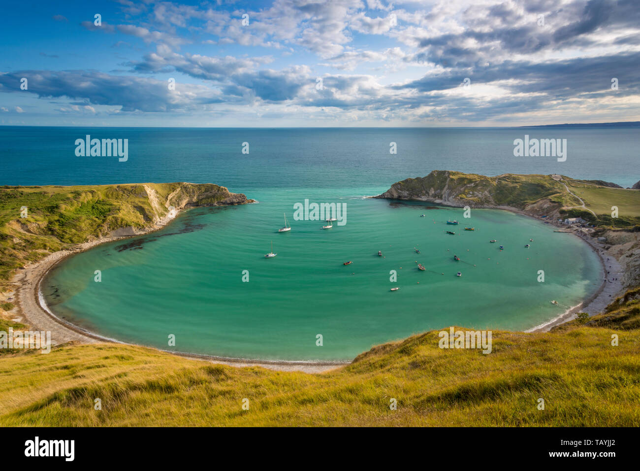 Lulworth cove bay hi-res stock photography and images - Alamy