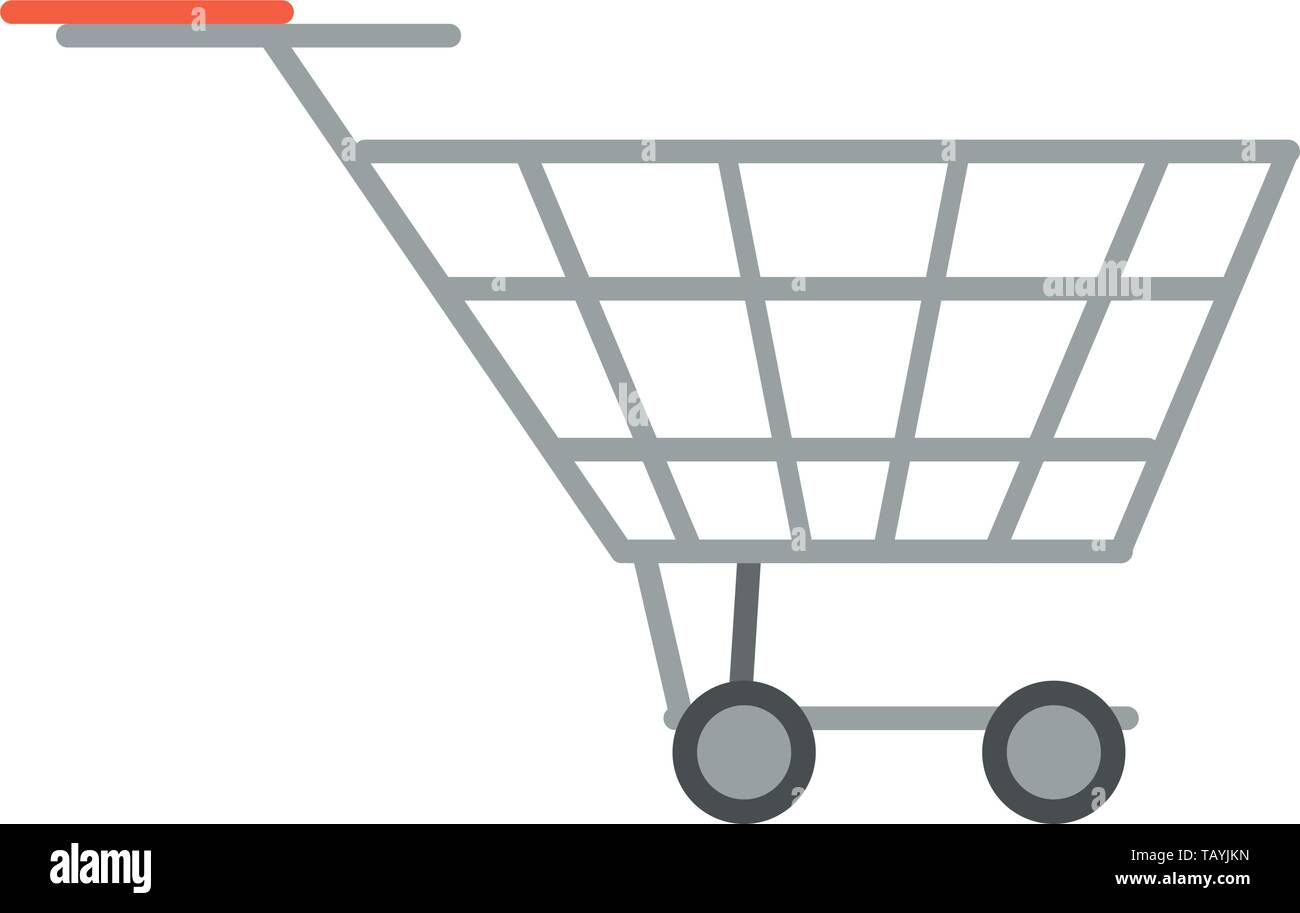 Shopping cart cartoon isolated symbol Stock Vector Image & Art - Alamy