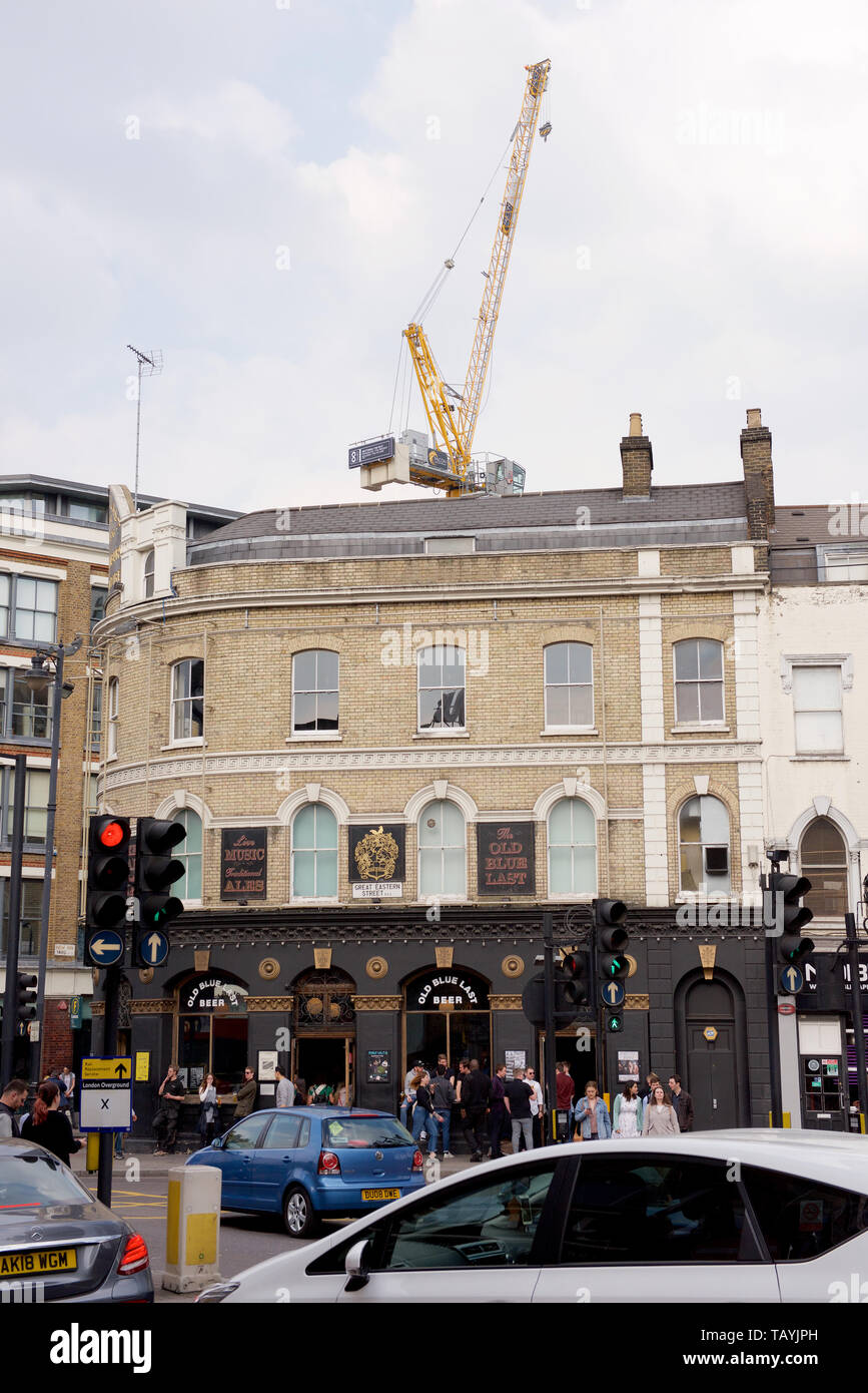 The Old Blue Last Pub on Great Eastern Street in Hackney, London, England Stock Photo - Alamy