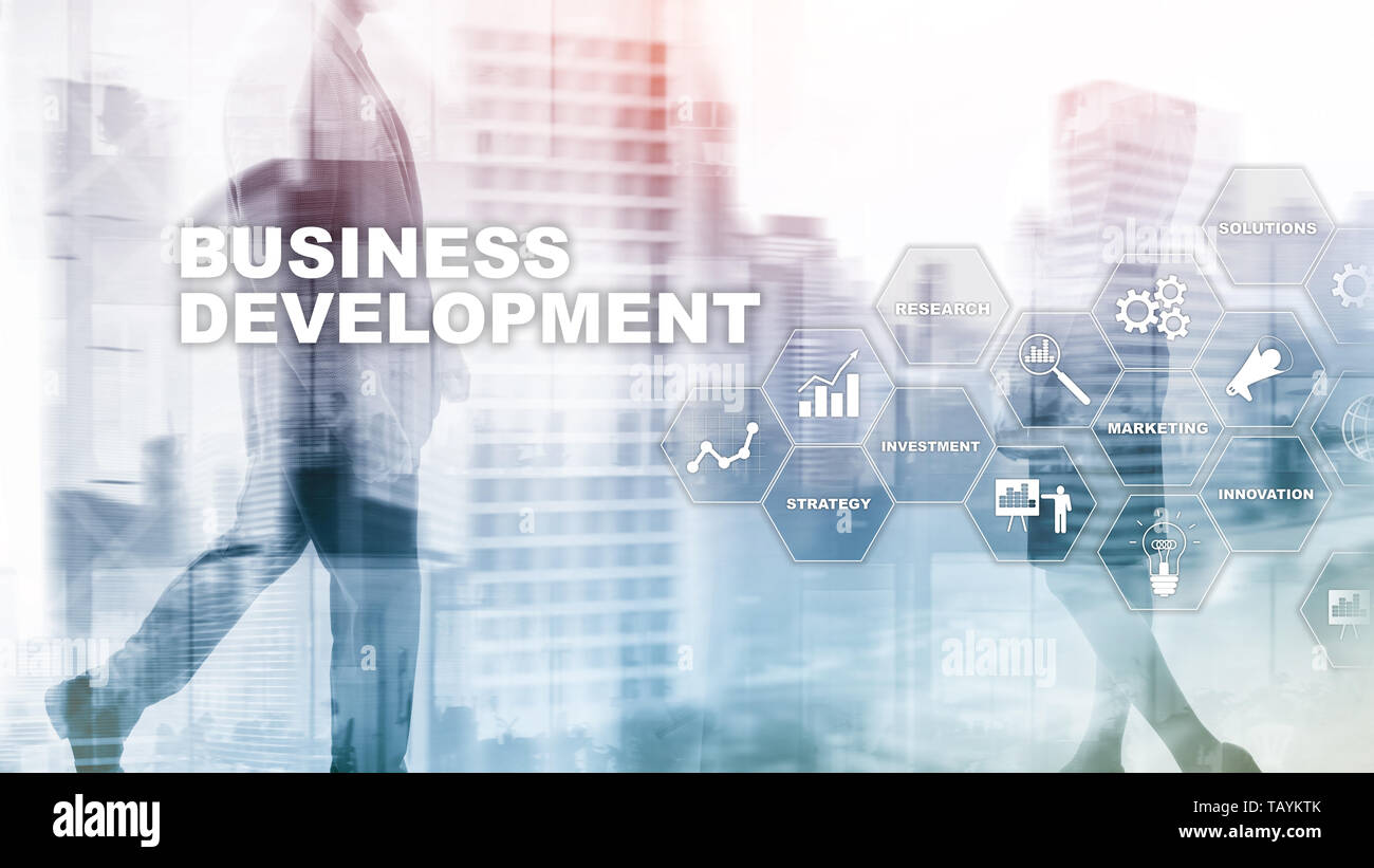 Business Development Startup Growth Statistics. Financial Plan Strategy ...