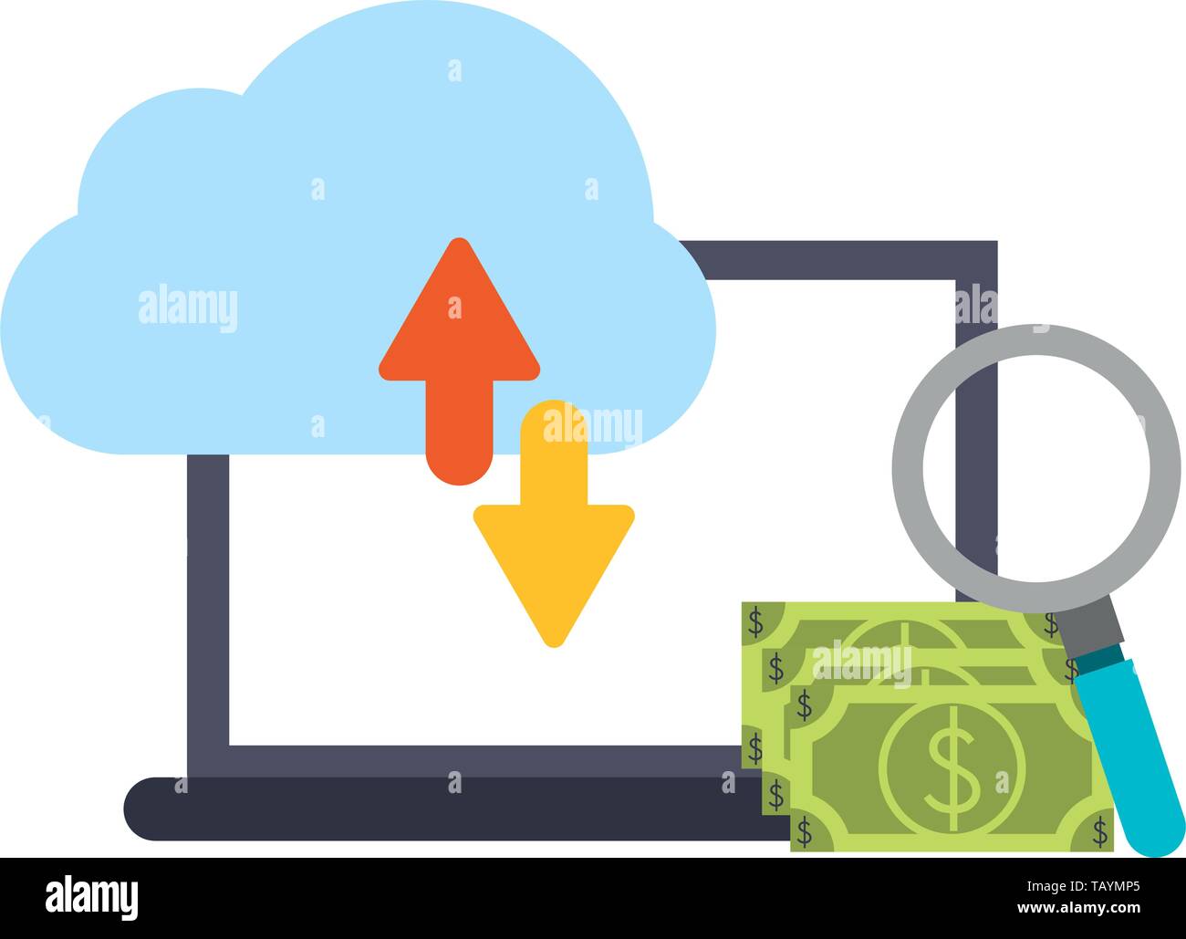 Loan Computing Stock Vector Images Alamy