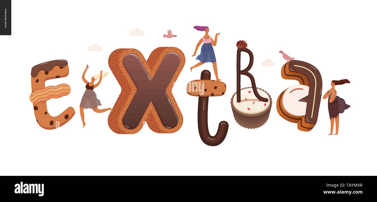 Lettering extra hi-res stock photography and images - Alamy