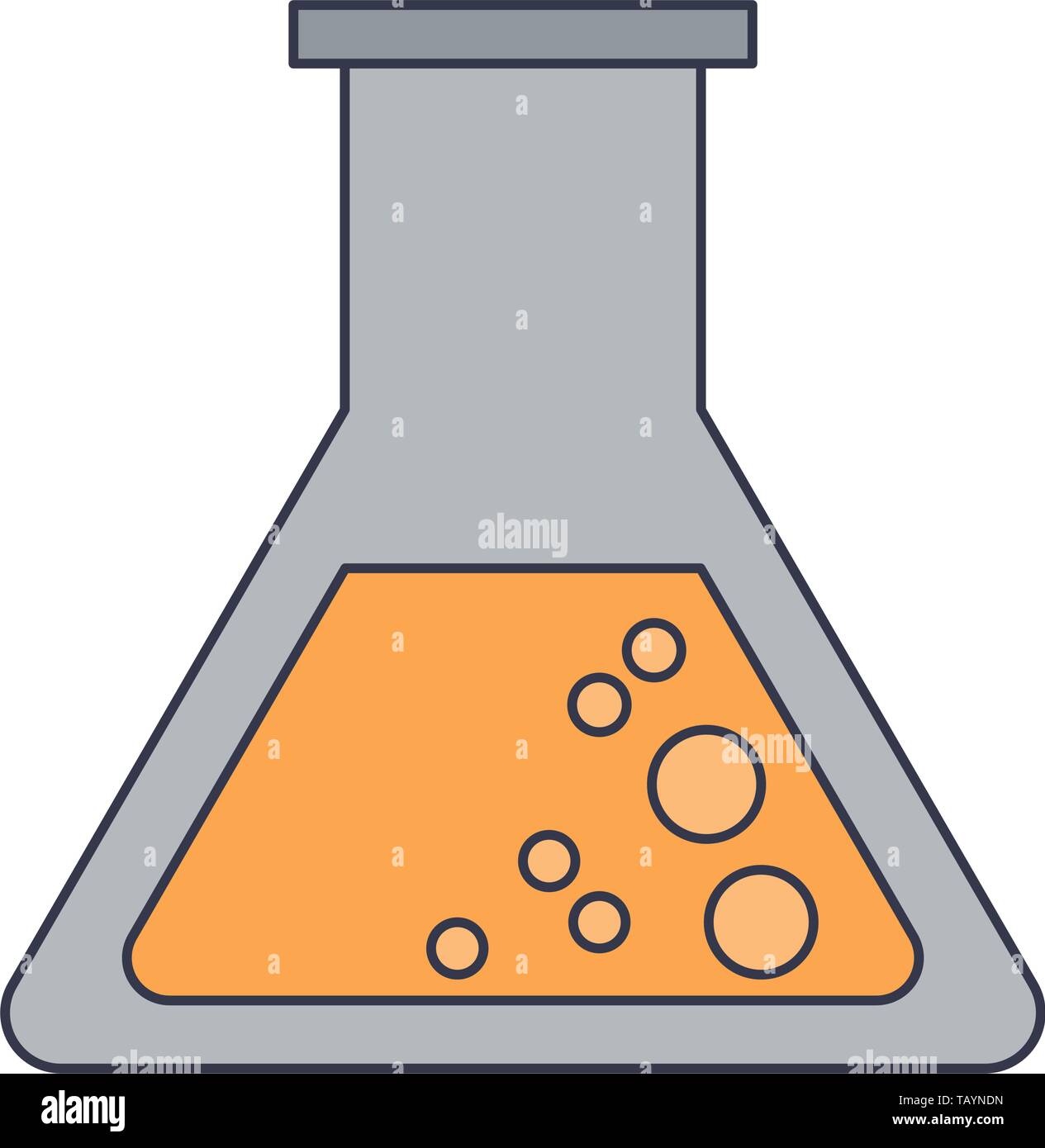 Chemistry flask cartoon isolated Stock Vector Image & Art - Alamy