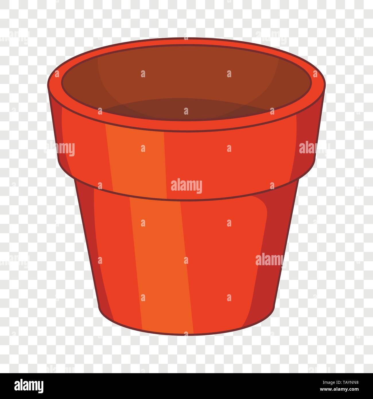 Flower pot icon, cartoon style Stock Vector Image & Art - Alamy