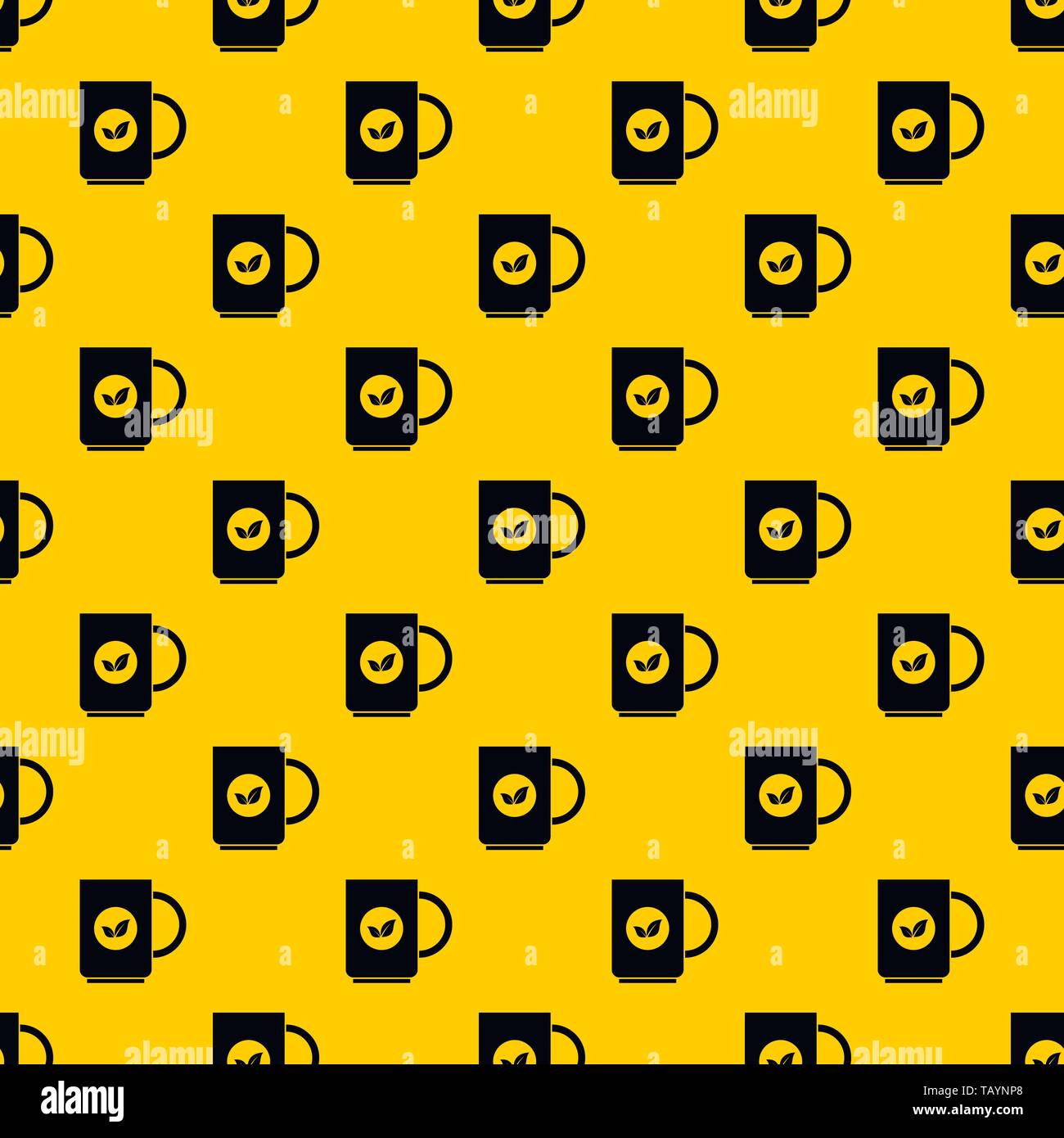 Cup of tea pattern vector Stock Vector Image & Art - Alamy