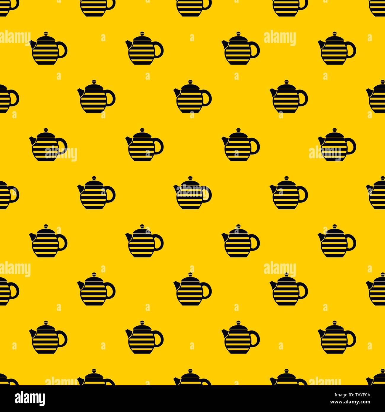 Striped teapot pattern vector Stock Vector Image & Art - Alamy