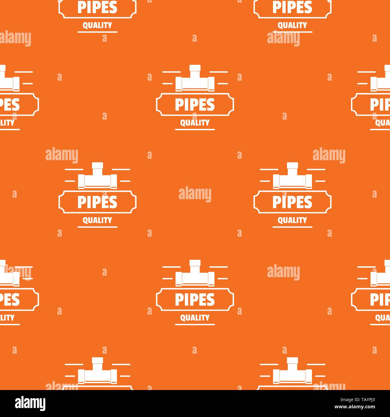 Pipe quality pattern vector orange Stock Vector Image & Art - Alamy