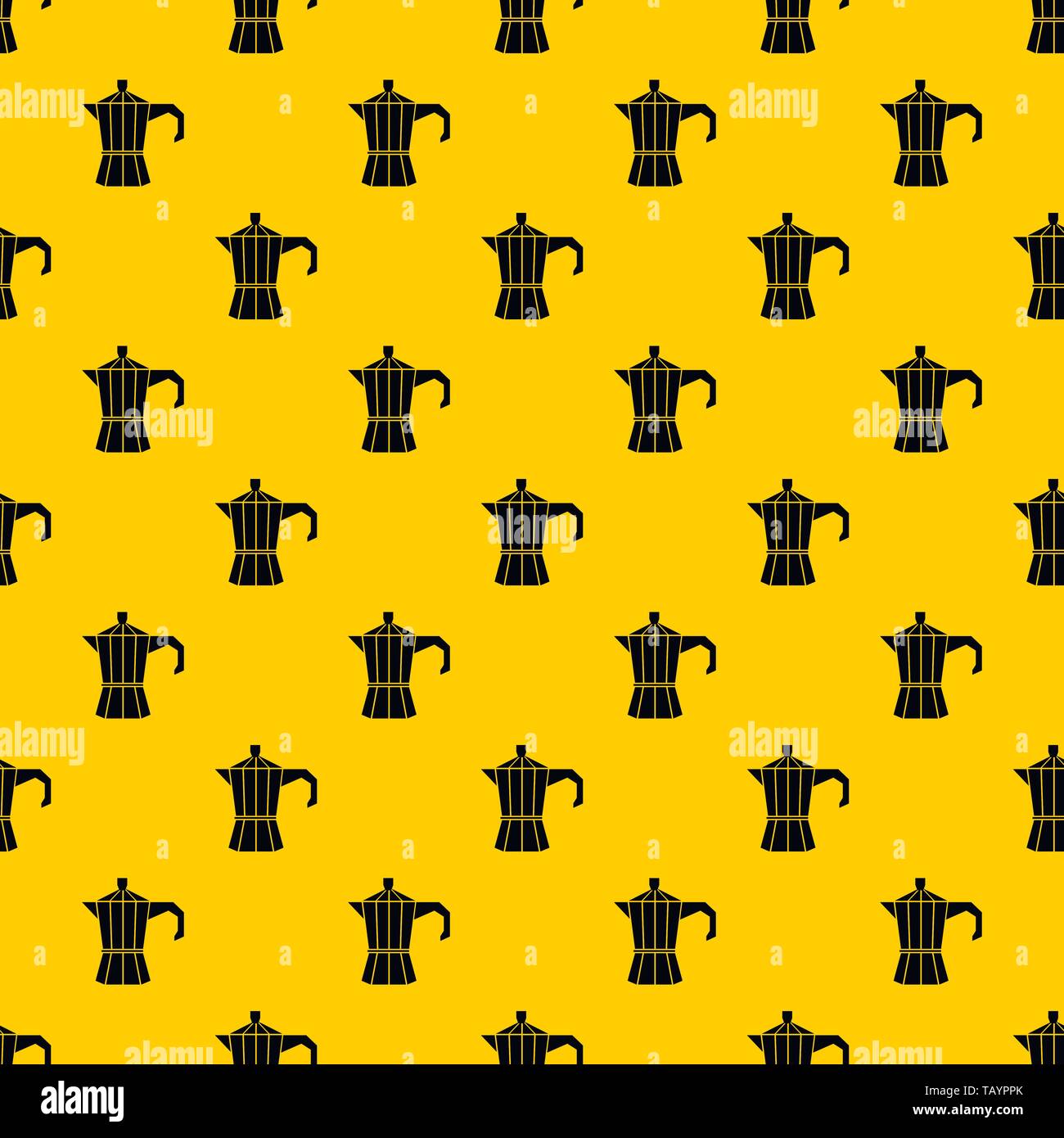 Steel retro coffee pot pattern vector Stock Vector Image & Art - Alamy