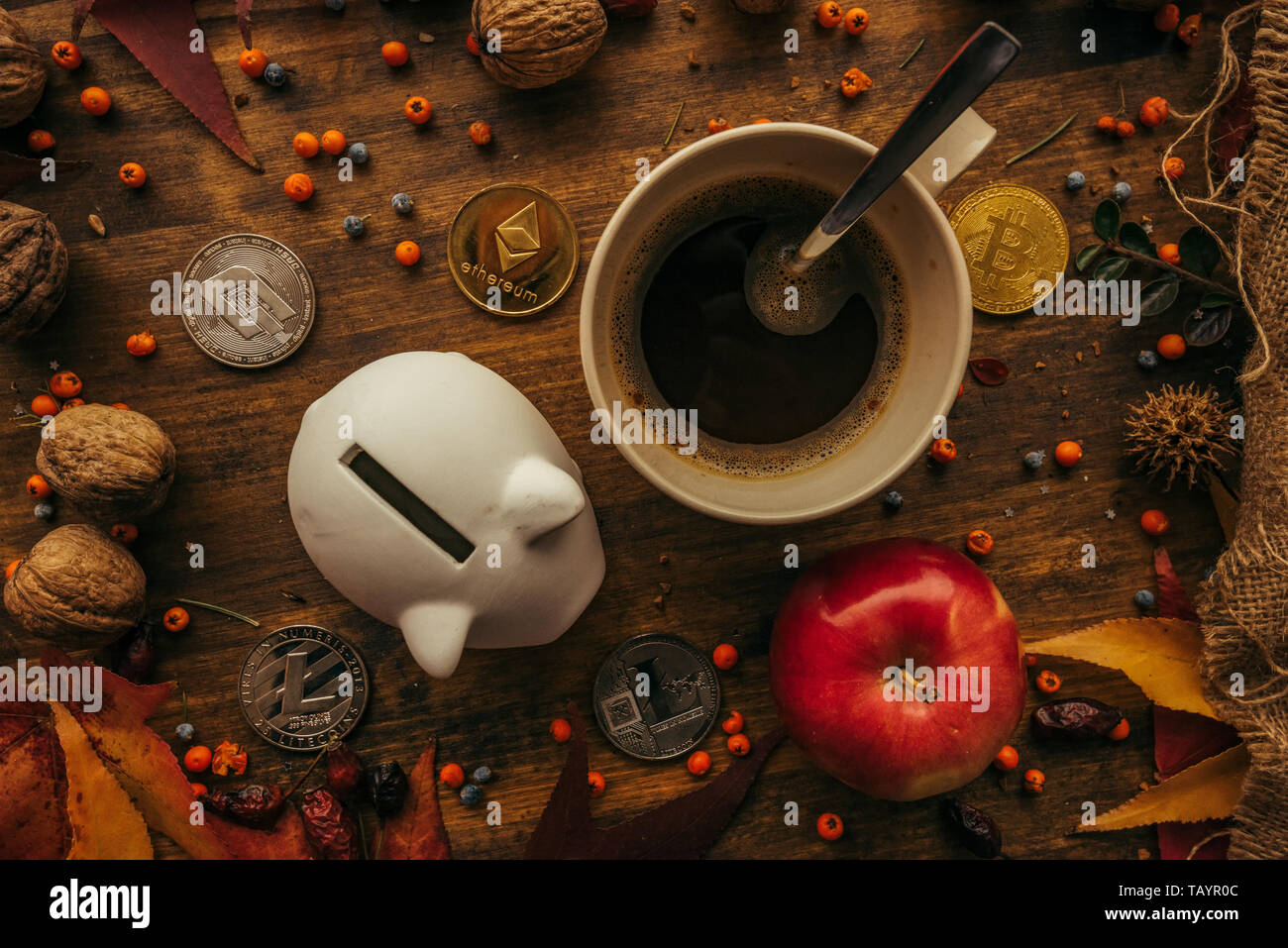 Cryptocurrency cup hi-res stock photography and images - Alamy