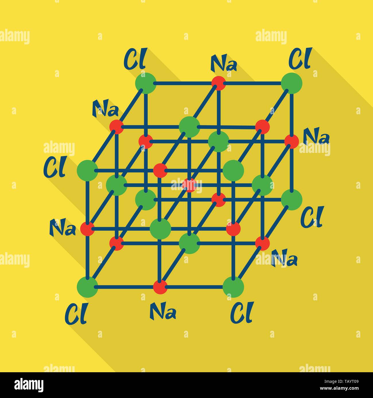 Vector illustration of salt and chemical logo. Set of salt and ...