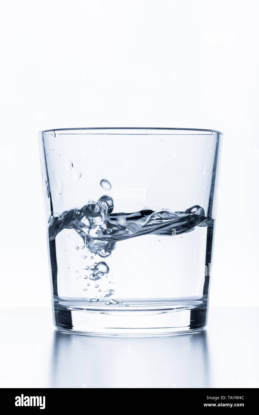glass of water isolated on white Stock Photo - Alamy