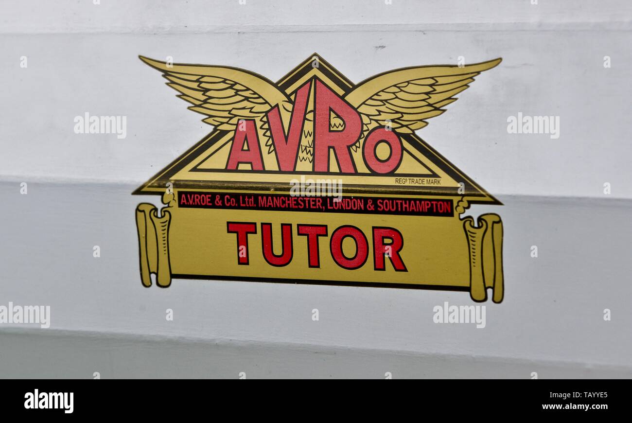 Avro Tutor Logo Stock Photo - Alamy