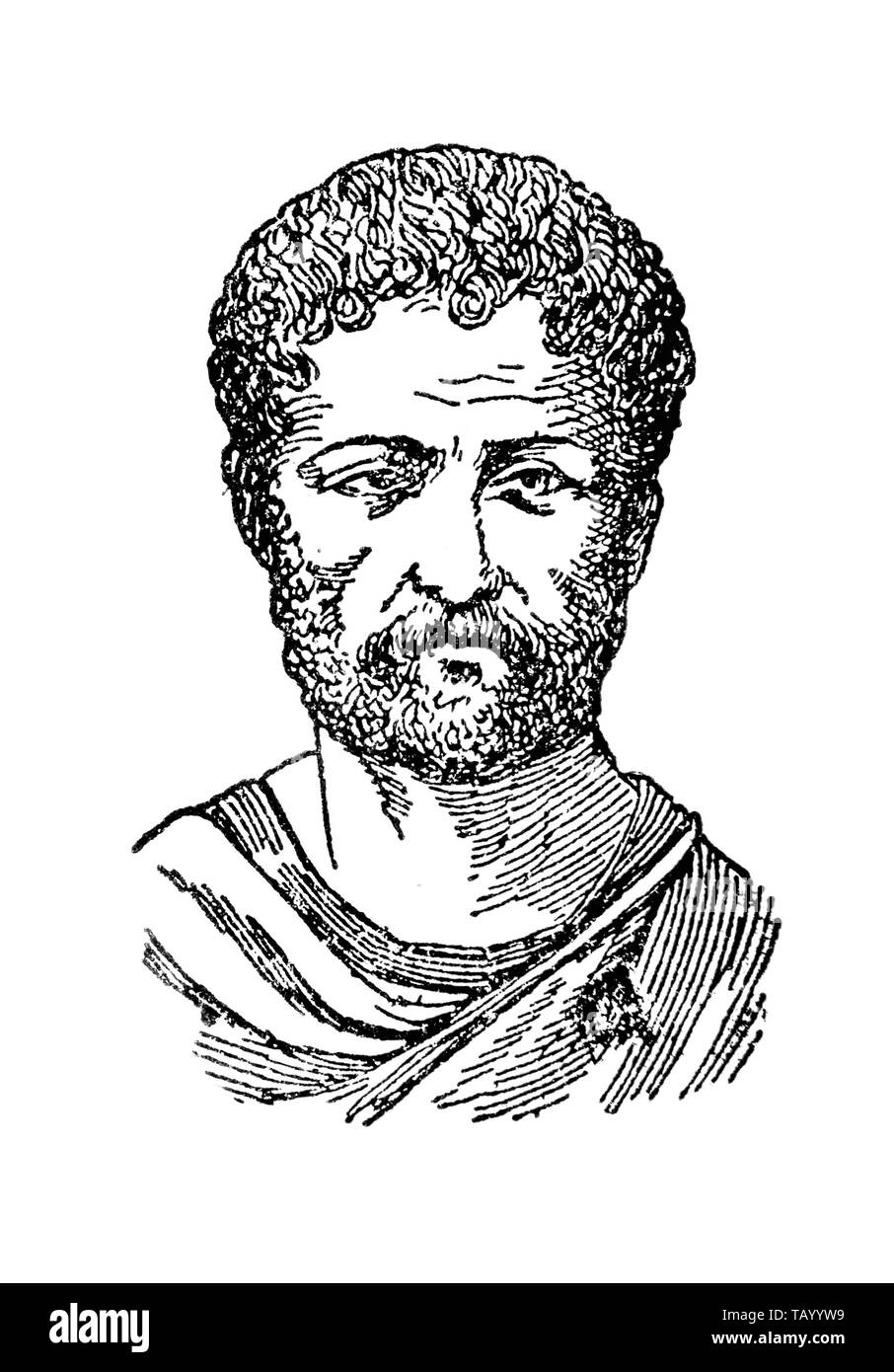 Hadrian roman emperor head Black and White Stock Photos & Images - Alamy