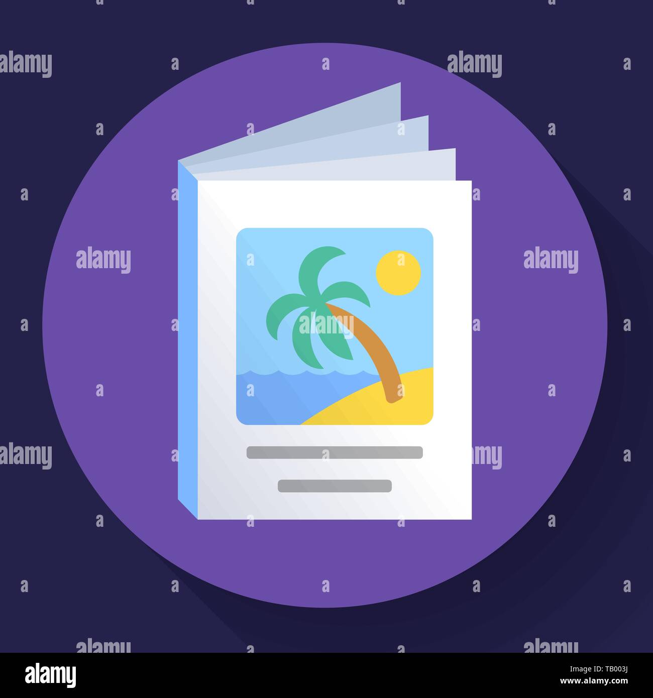 Brochures icon template, advertisement flyer, paper book icon Stock ...