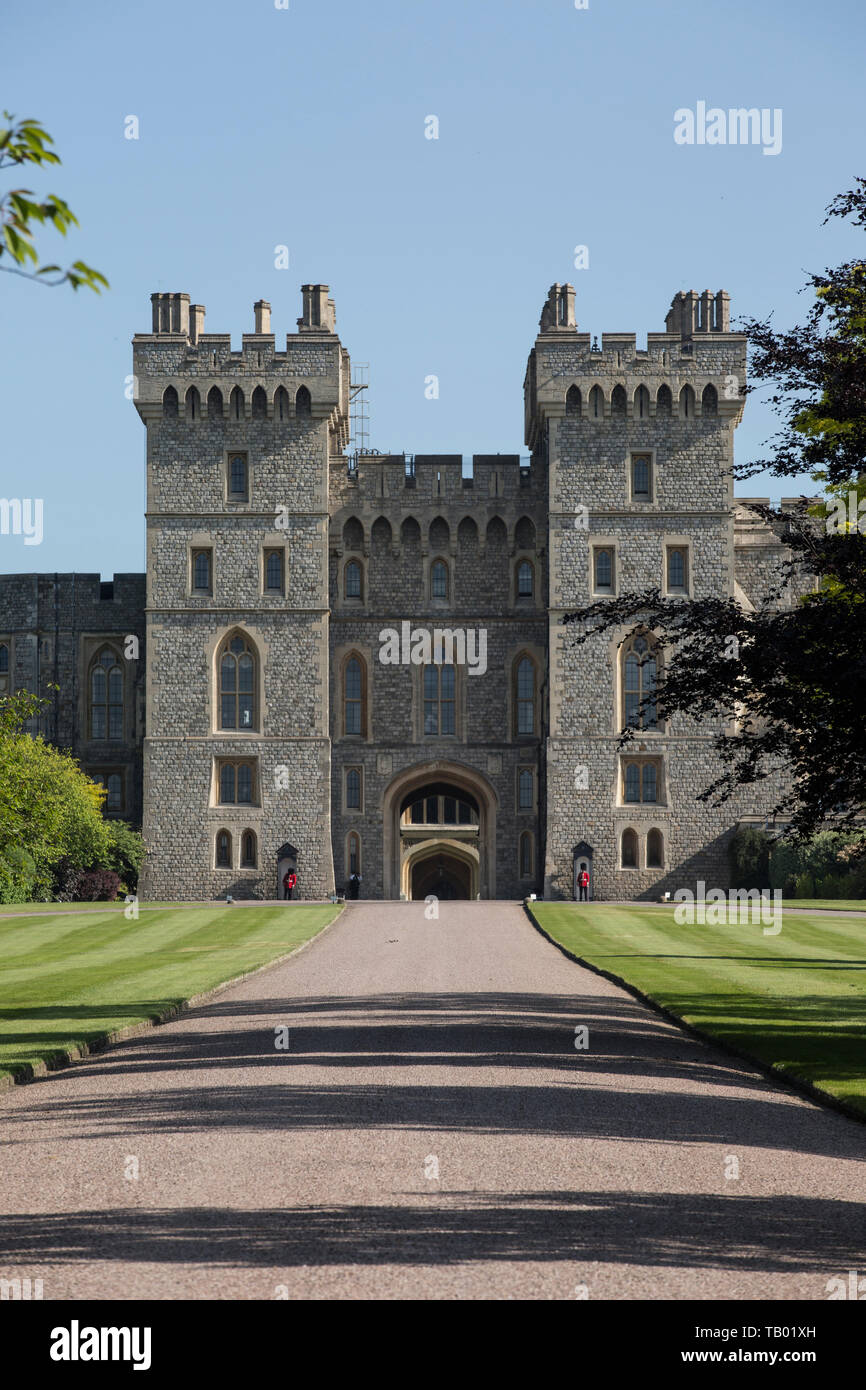 Windsor, historic town and residence to the Royal Family at Windsor ...