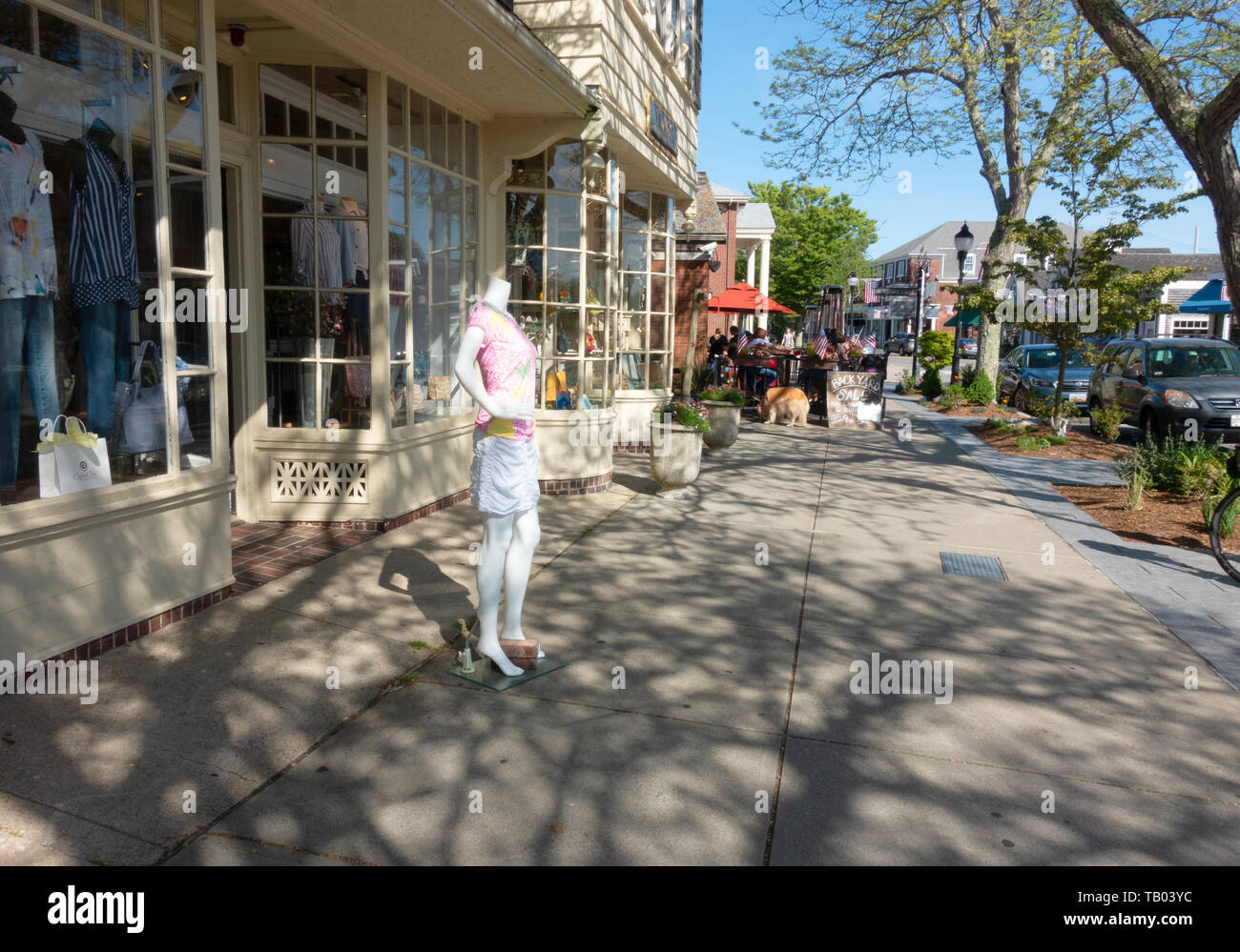 Main Street Falmouth, Cape Cod, Massachusetts Stock Photo - Alamy
