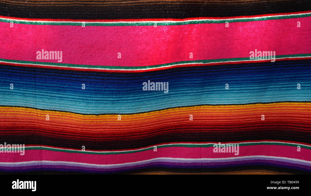 Mexican Blanket Pattern Background