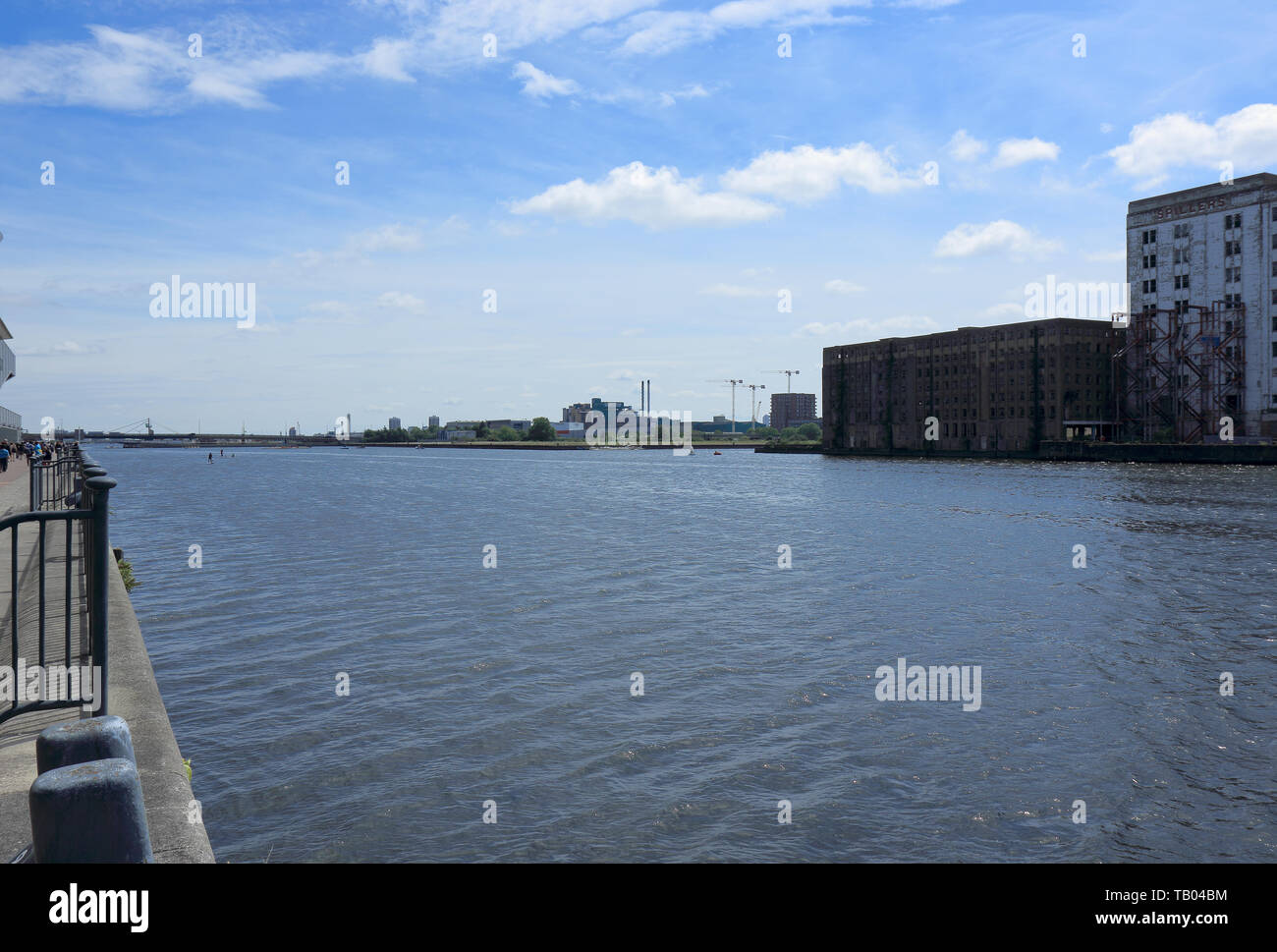 Silvertown and the Royal Victoria Docks Stock Photo - Alamy