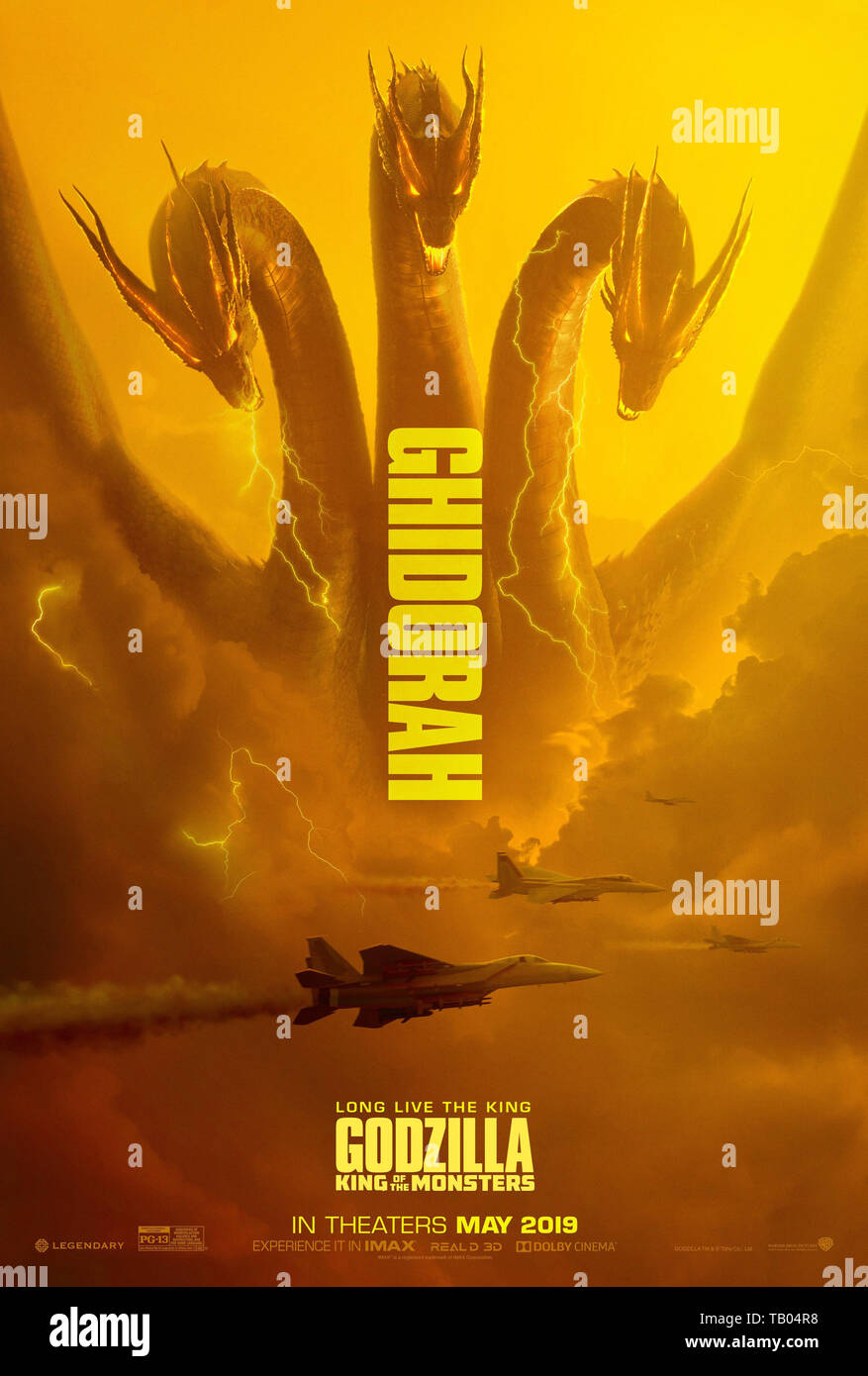 GODZILLA: KING OF THE MONSTERS, US character poster, Ghidorah, 2019 ...