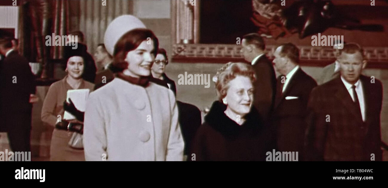 HALSTON, documentary, Jackie Kennedy (in Halston pillbox hat, on ...