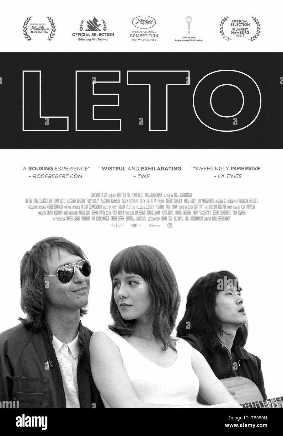 LETO, US poster, from left: Roman Bilyk, Irina Starshenbaum, Teo Yoo ...