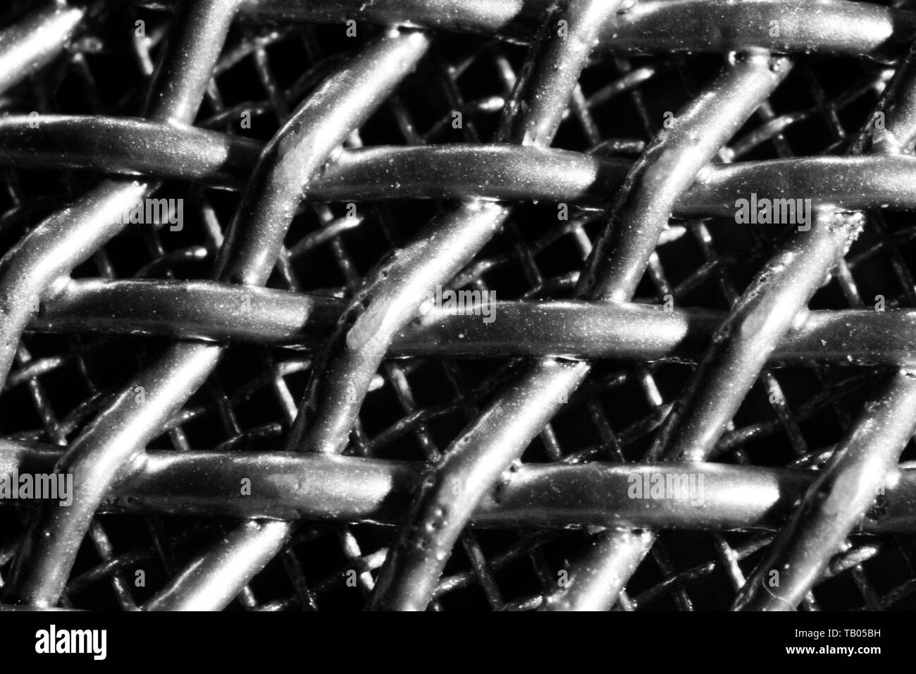 Black texture microphone grill Black and White Stock Photos & Images ...
