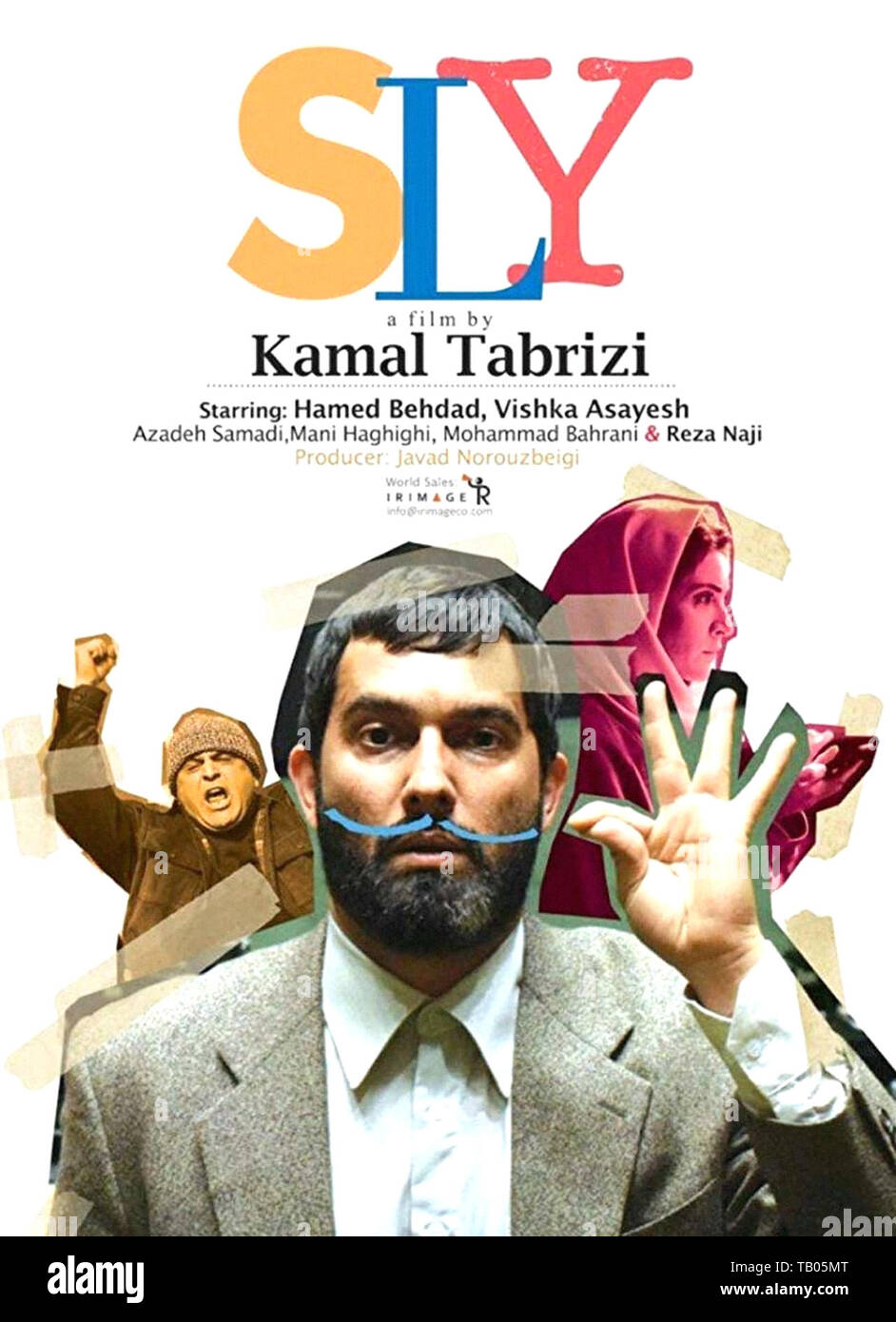 SLY, (aka MARMOOZ), poster, center: Hamed Behdad, right: Vishka Asayesh ...