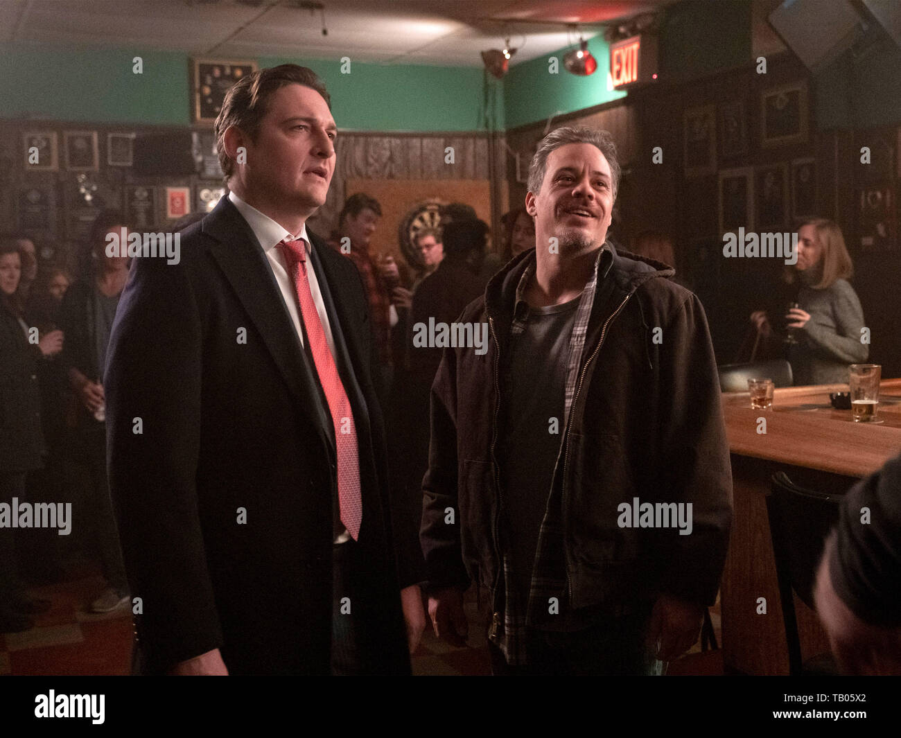 BILLIONS, from left: Damian Lewis, Louis Cancelmi, Daniel Cosgrove ...