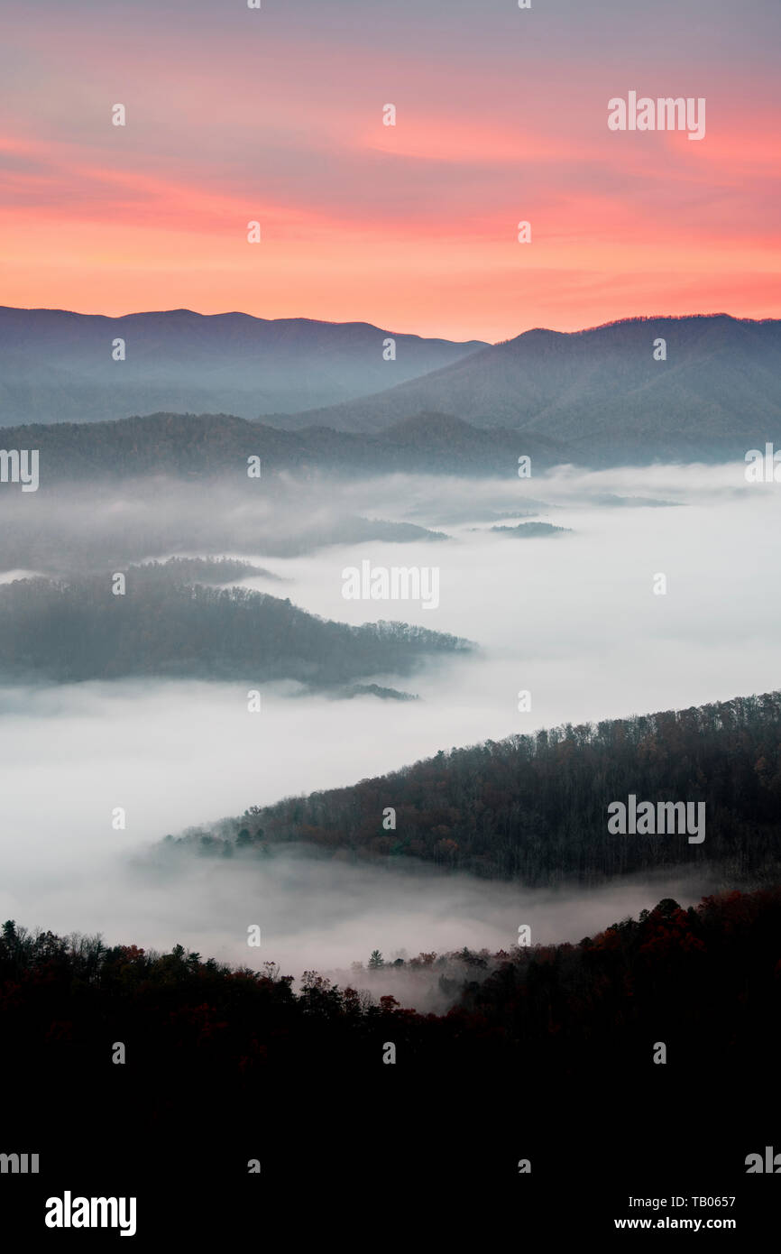 Radiation fog mountains hi-res stock photography and images - Alamy