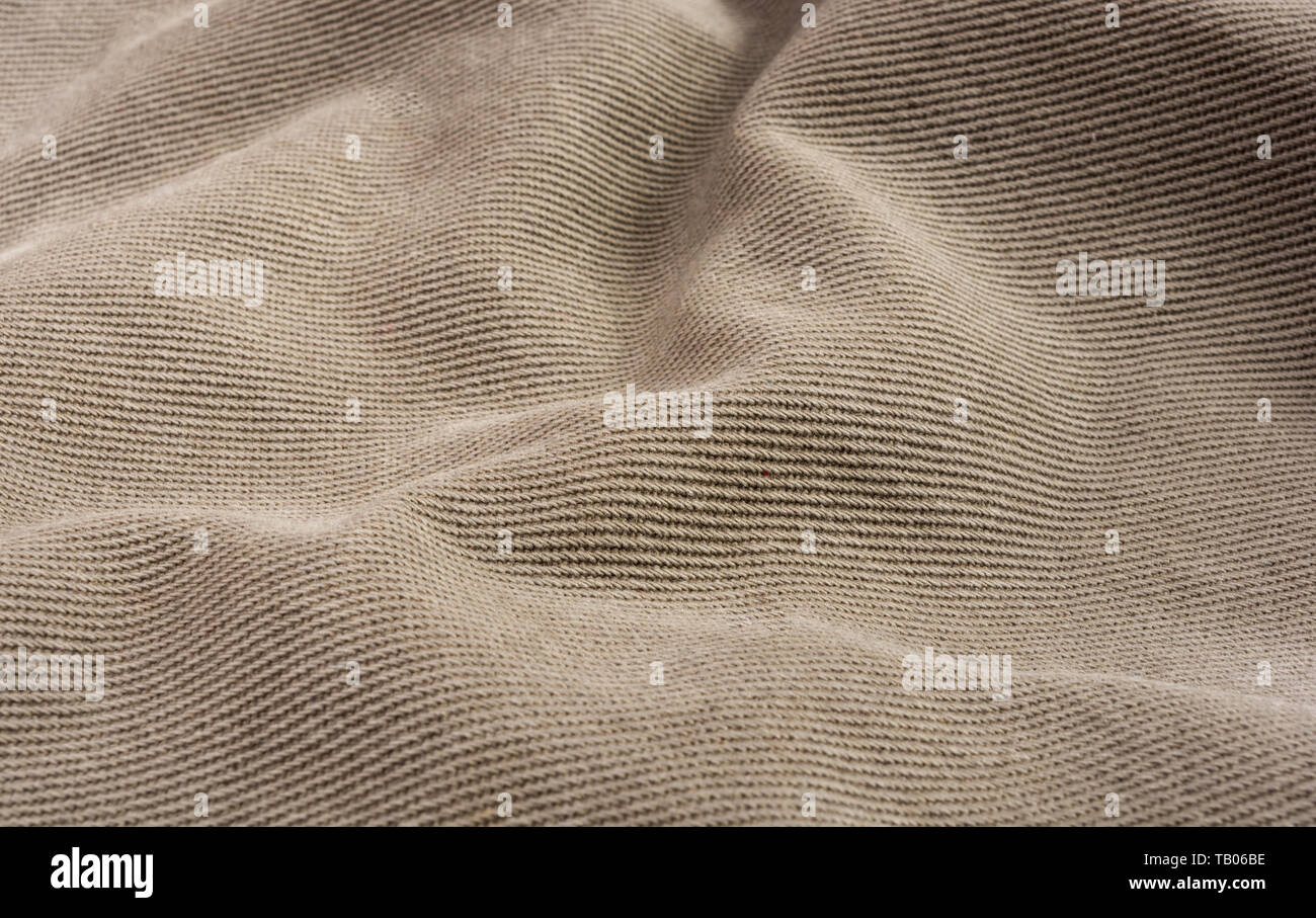 clothing items washed cotton fabric texture with seams, clasps, buttons ...