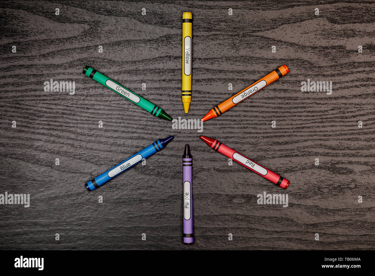 The frame filling symmetrical color wheel pattern is arranged on a ...