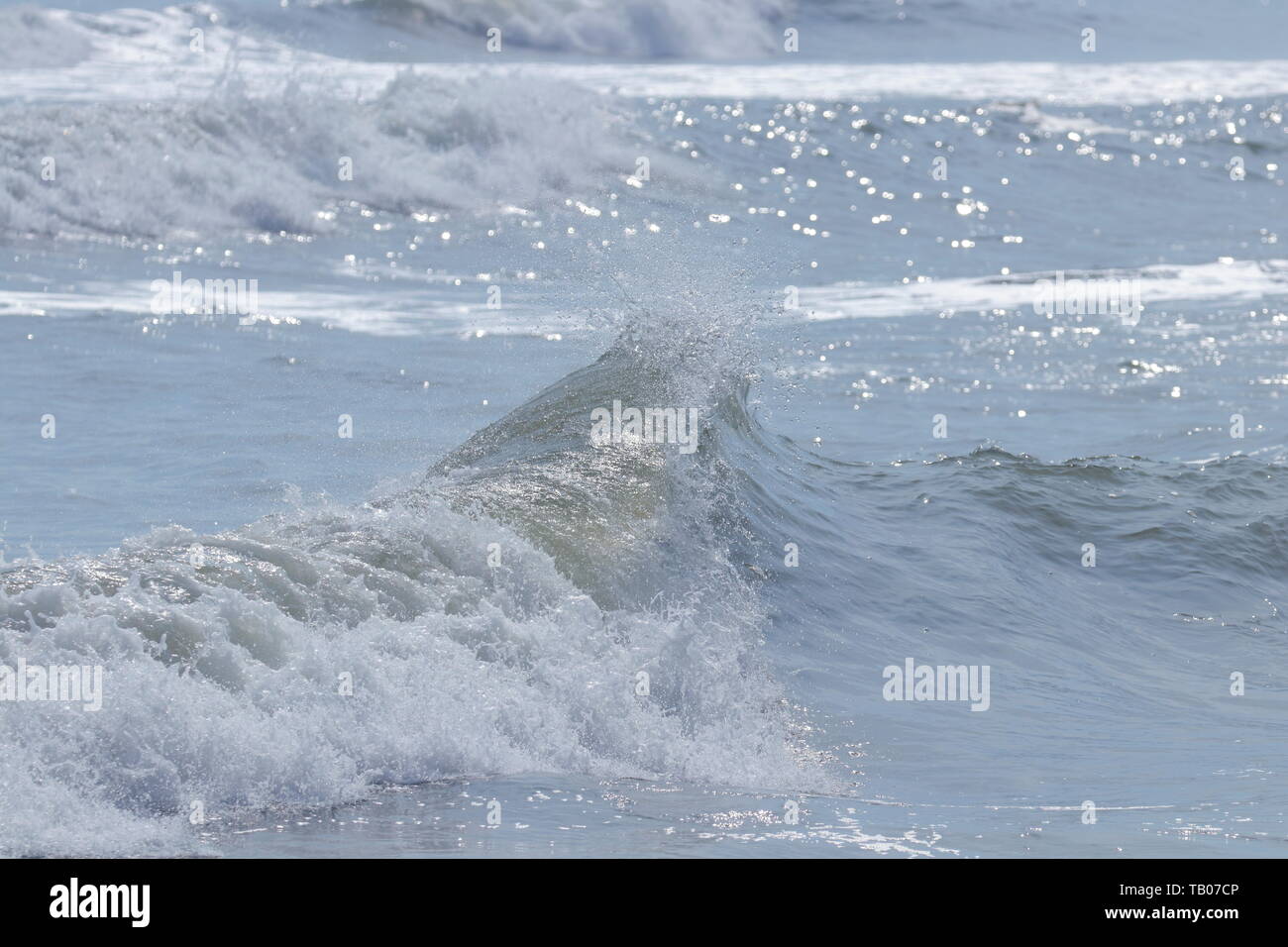 Waves in Scarborough,UK Stock Photo - Alamy