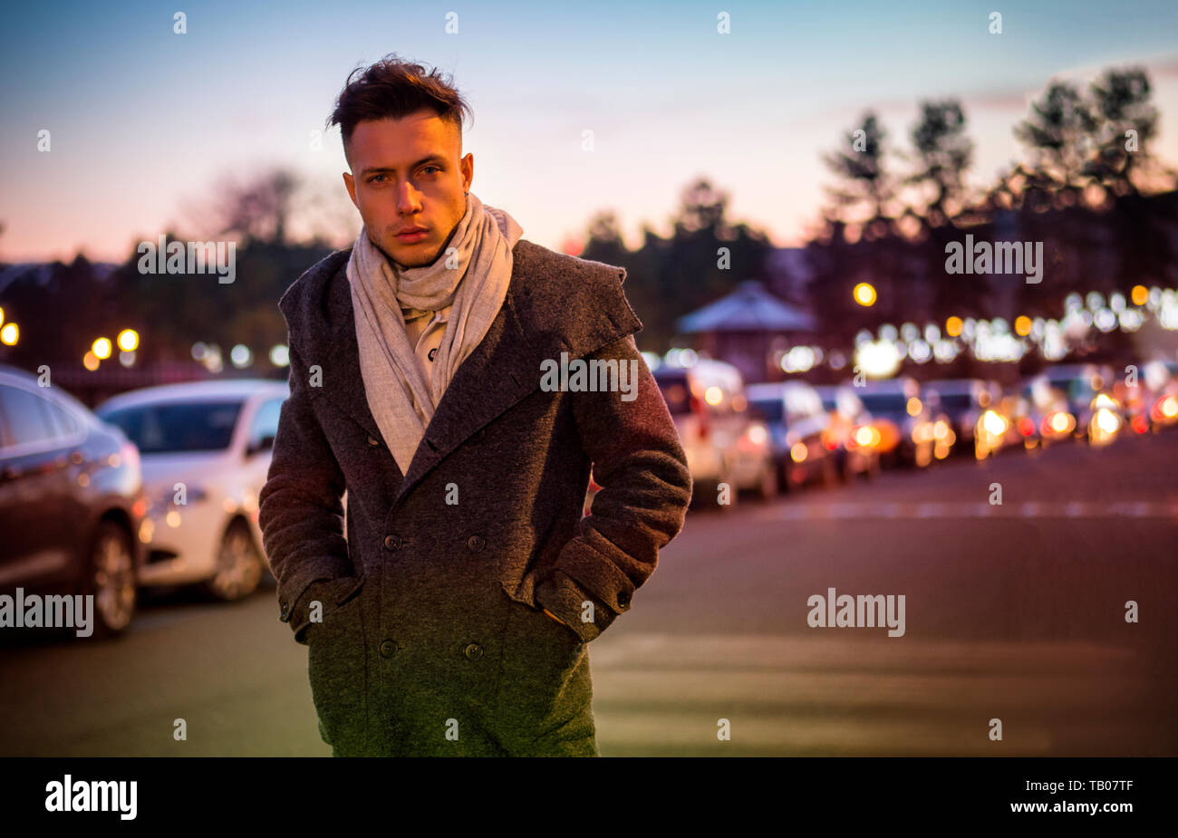 Man on night out hi-res stock photography and images - Alamy