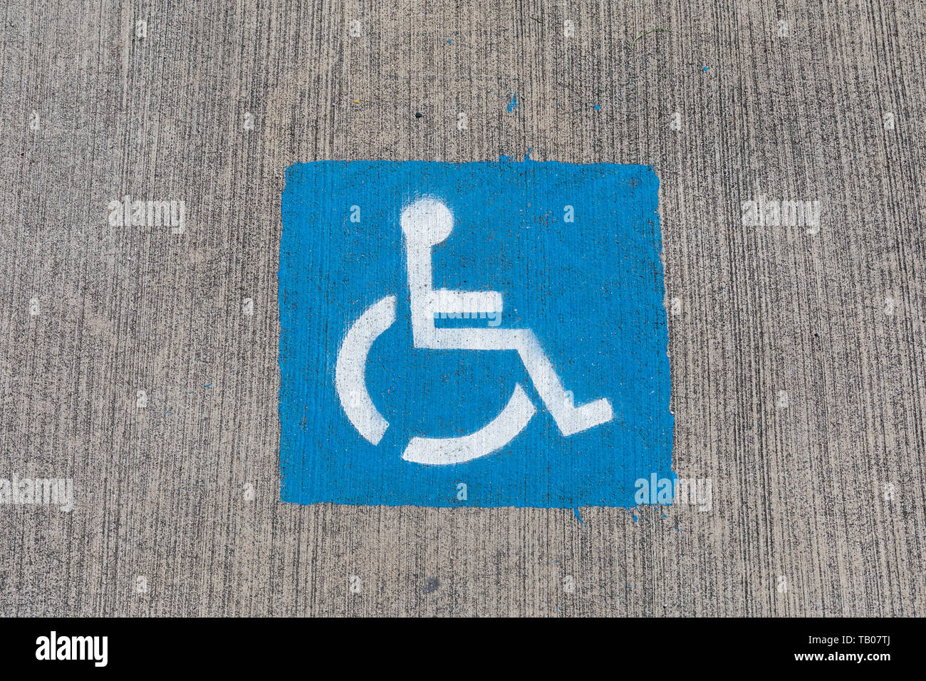 Disabled parking sign painted on tarmac Stock Photo - Alamy Disabled parking sign painted on tarmac Stock Photo - Alamy