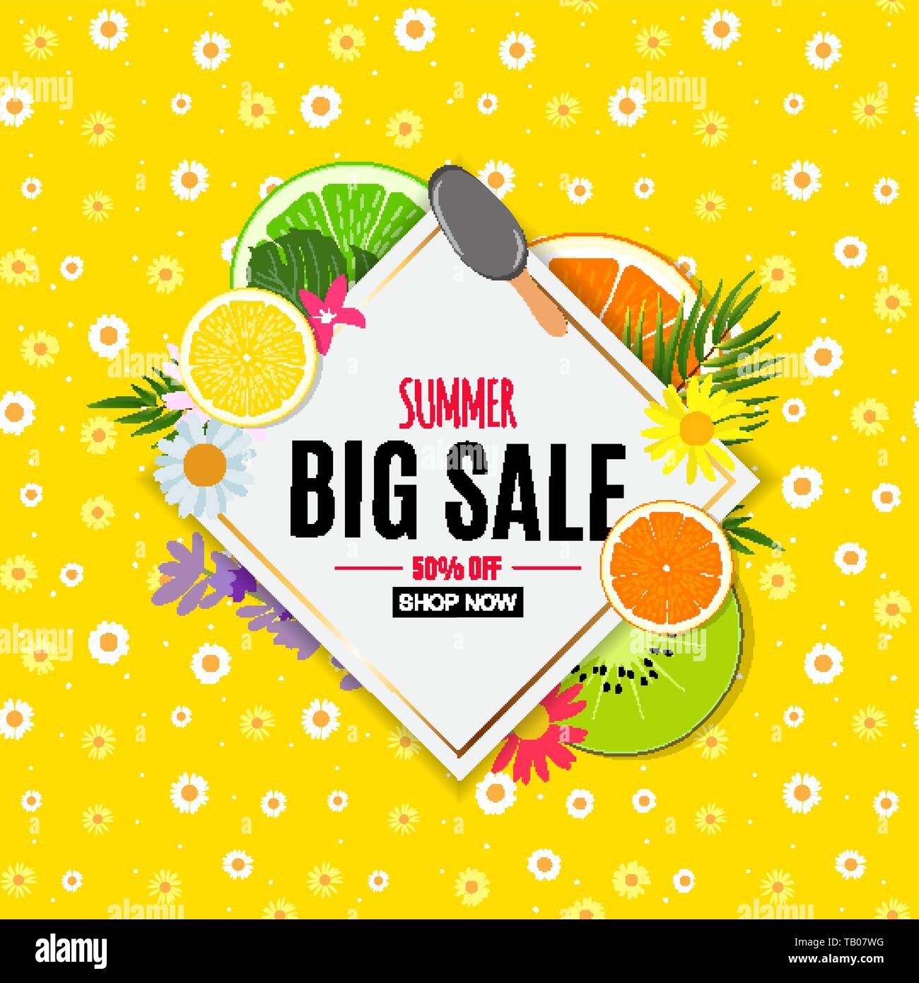 Abstract Summer Sale Background. Vector Illustration EPS10 Stock Vector ...