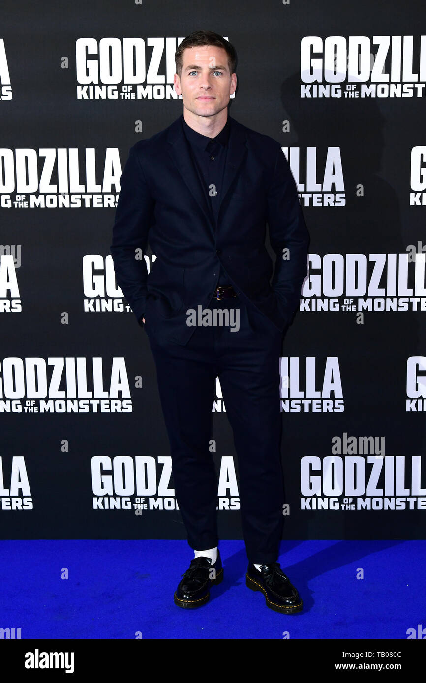 Zach Shields during the Godzilla Special Screening at Leicester Square ...